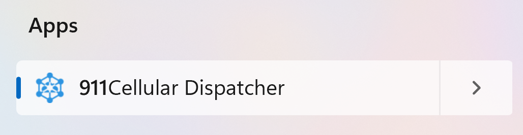 What is the 911Cellular Dispatcher Application?