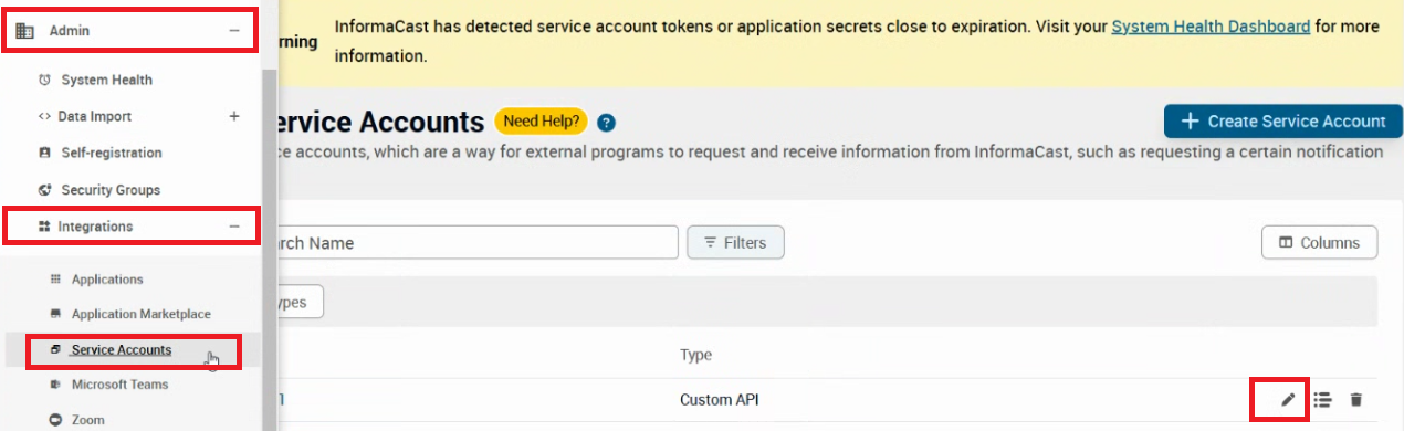 How to Setup singlewire Informacast Integration